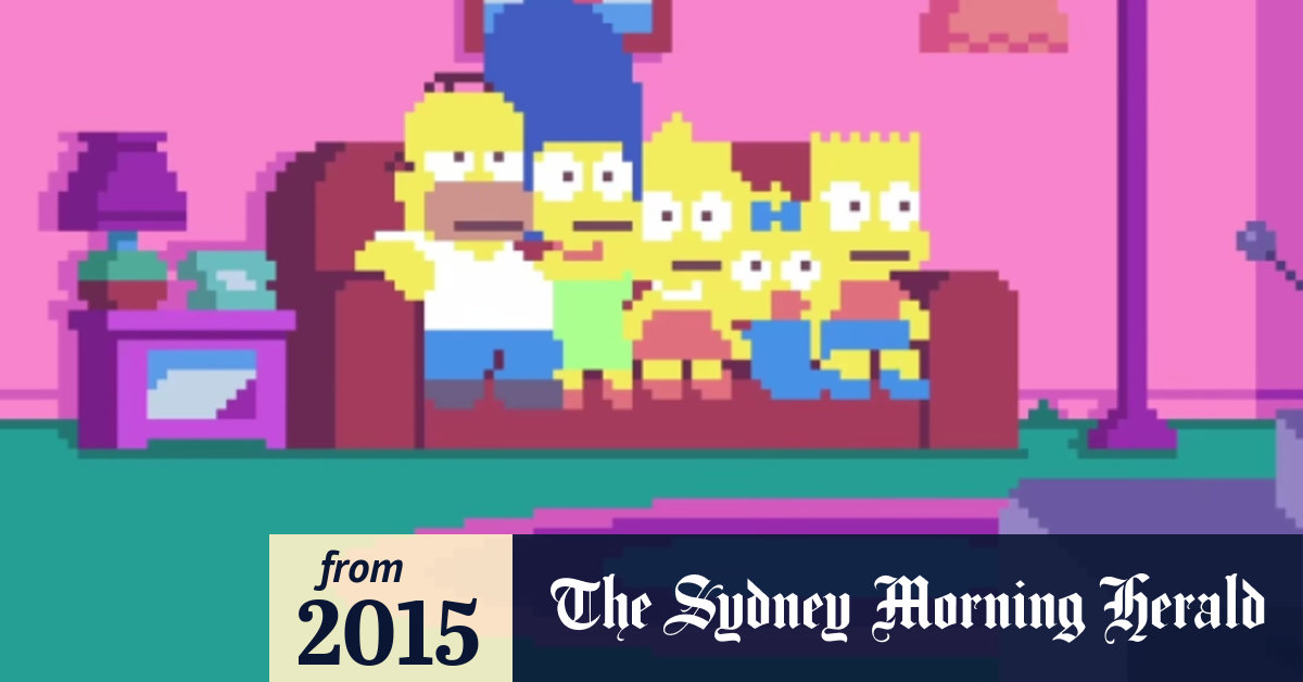 Aussie duo's pixel art Simpsons tribute to become the show's next opening